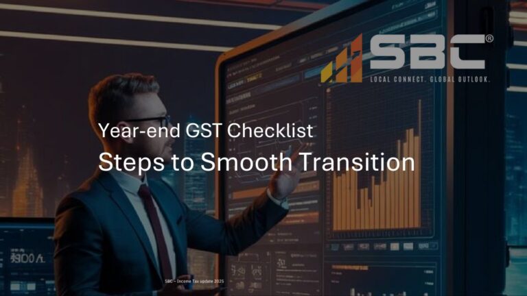 Year-end GST Checklist | SBC
